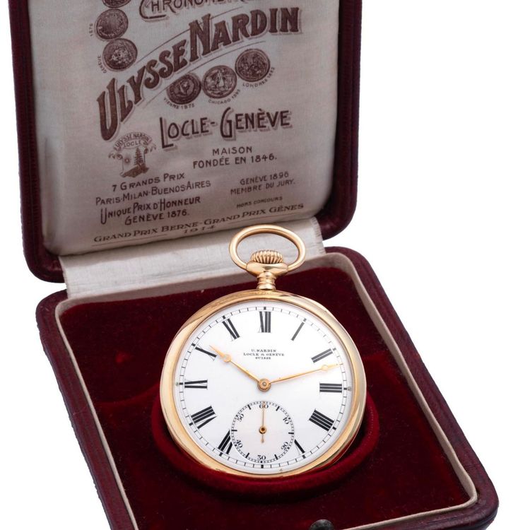 Ulysse Nardin Massive 18k Gold Pocket Watch (Gebraucht) in Apples für ...