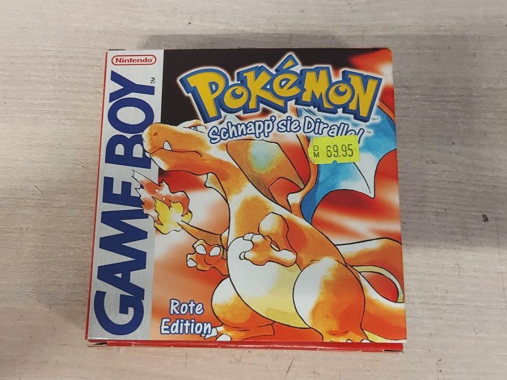 Pokémon Rote Edition Gameboy Nintendo Klassiker Rarität | Kaufen auf ...