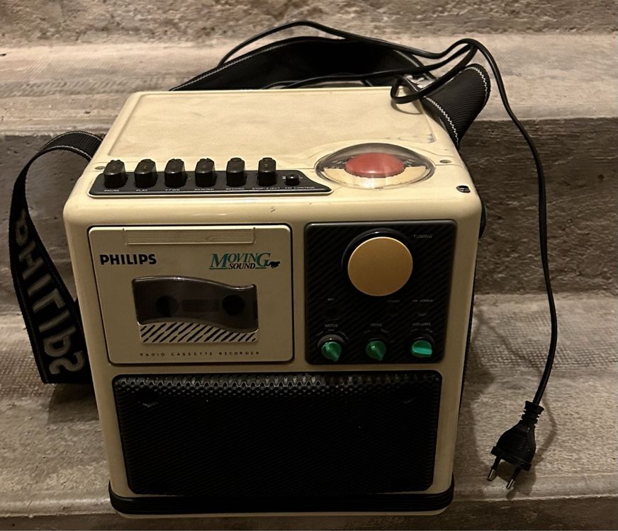 Radio cassette vintage Philips Moving Sound années 80 (Gebraucht) in ...