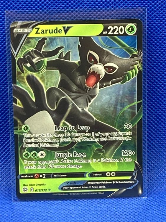 Pokemon Brilliant Stars / Zarude V 016 / 172 EN | Kaufen auf Ricardo