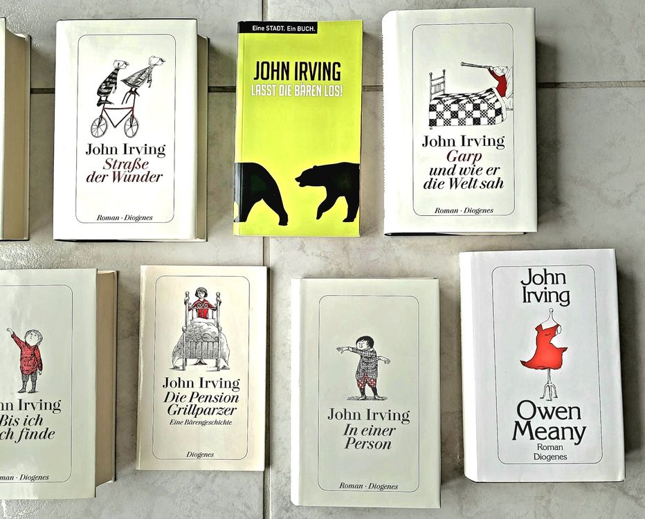 10 × John Irving, 8 gebunden, 2 tb (Gebraucht) in Oberuzwil für CHF 65 ...