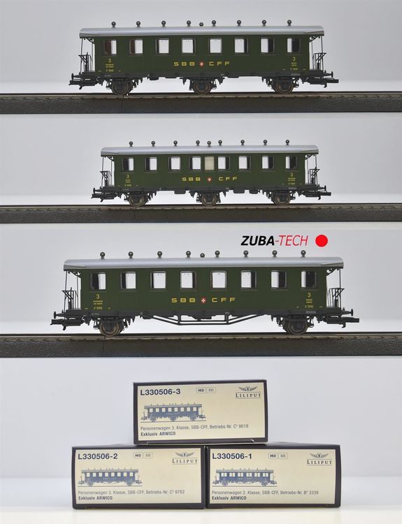 Liliput 3x Plattformwagen SBB H0 GS OVP | Kaufen auf Ricardo