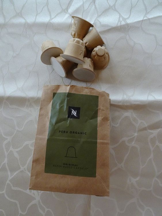 8 Stk. Nespresso Peru Organic Paper based Capsules - 231204 (Gebraucht ...