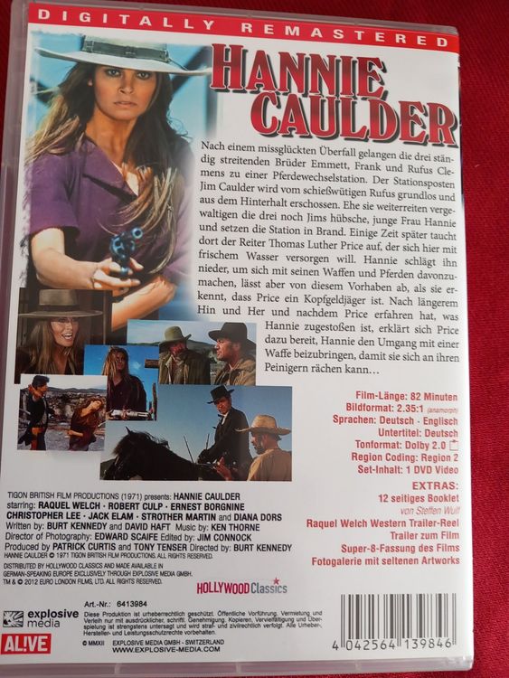,, HANNIE CAULDER ,, IN EINEM SATTEL MIT DEM TOD DVD | Kaufen auf Ricardo