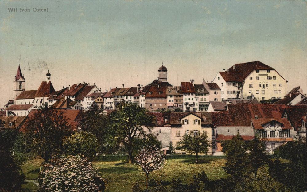 Wil von Osten, Altstadt mit Hof, Baronenhaus und Kirche | Kaufen auf Ricardo