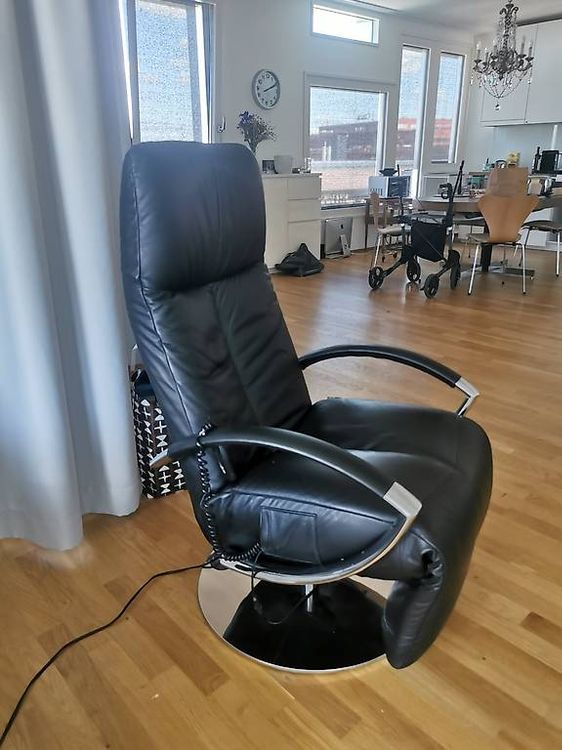 Relax-Liege Strässle Mago elektrisch schwarz Leder (Gebraucht) in Basel für CHF 490 – nur ...