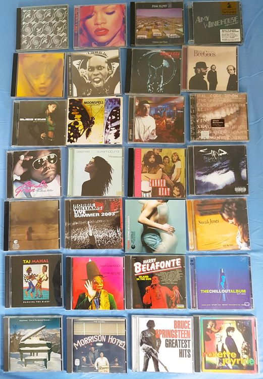 28 CD Pink Floyd-Stones-Springsteen-Doors-Winehouse-Rihanna (Gebraucht ...