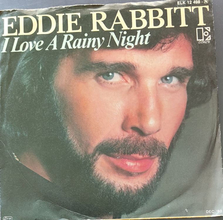 Vinyl-Single Eddie Rabbitt - I Love A Rainy Night (Gebraucht) in ...