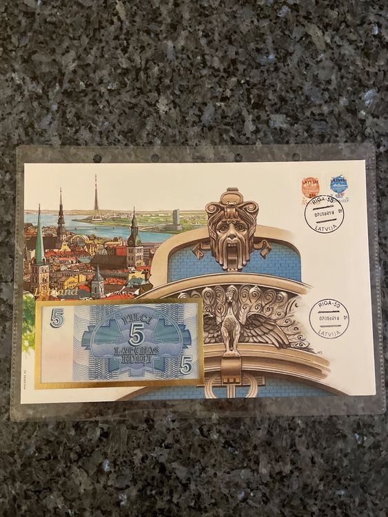 Banknotenbrief Lettland (Neu (gemäss Beschreibung)) in Schlossrued für CHF 6 – mit Lieferung auf ...