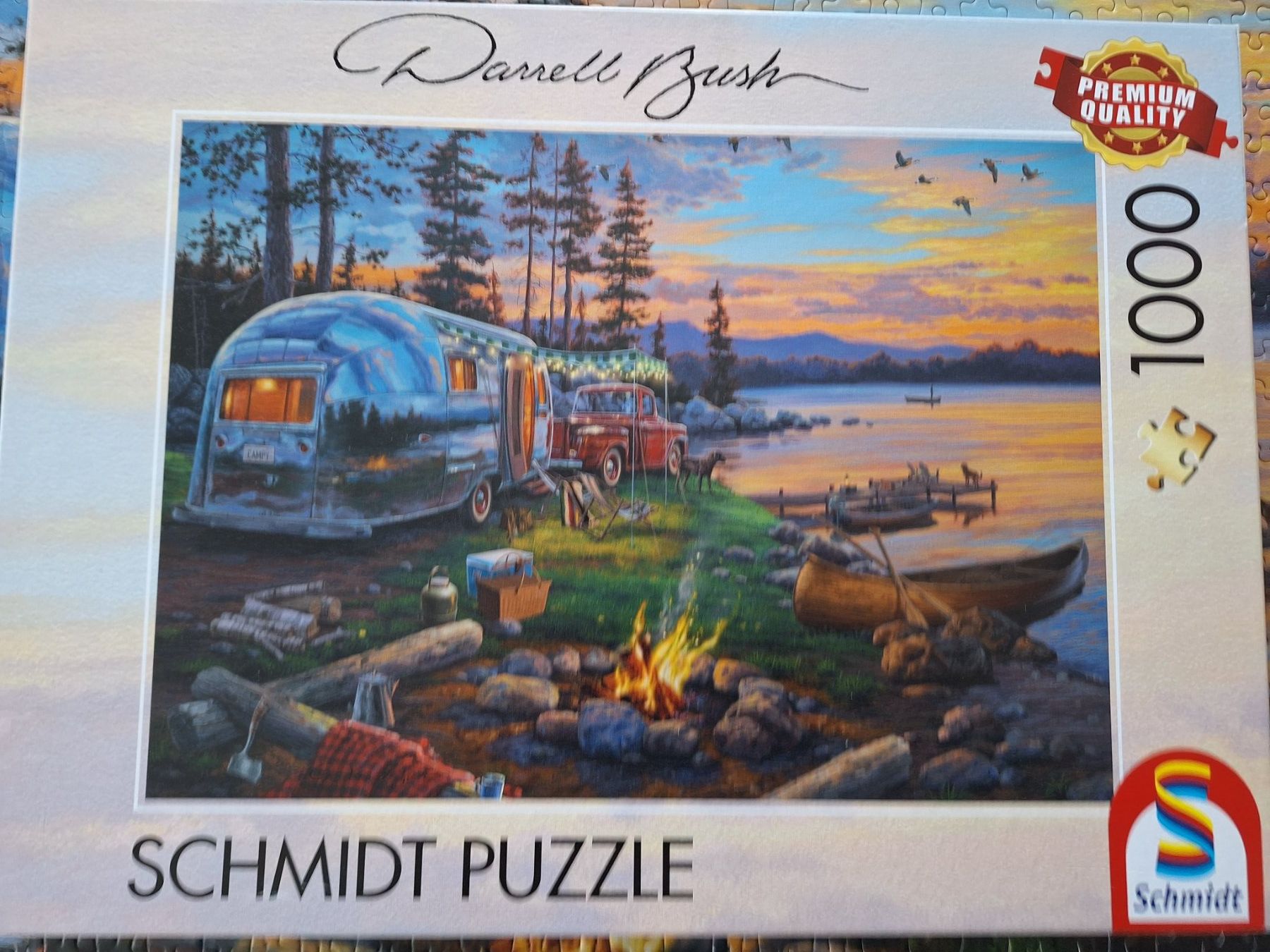 Schmidt Puzzle "CAMPINGIDYLLE AM SEE " (Gebraucht) in Dornach für CHF 8 ...