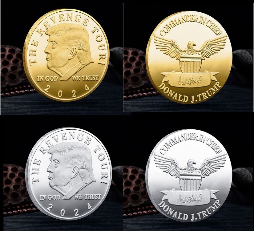 Münze Donald Trump Präsident 2024 (Neu und originalverpackt) in Leysin ...