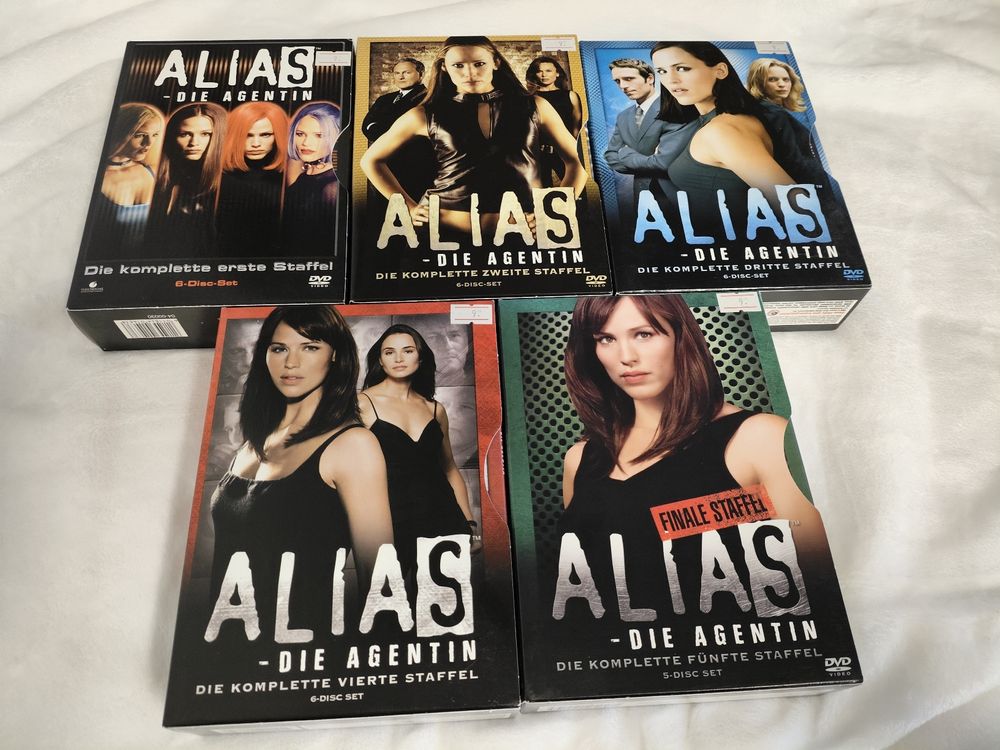 29x DVDs ALIAS DIE AGENTIN STAFFEL 1-5 Serie Serienfilm C3 | Kaufen auf ...