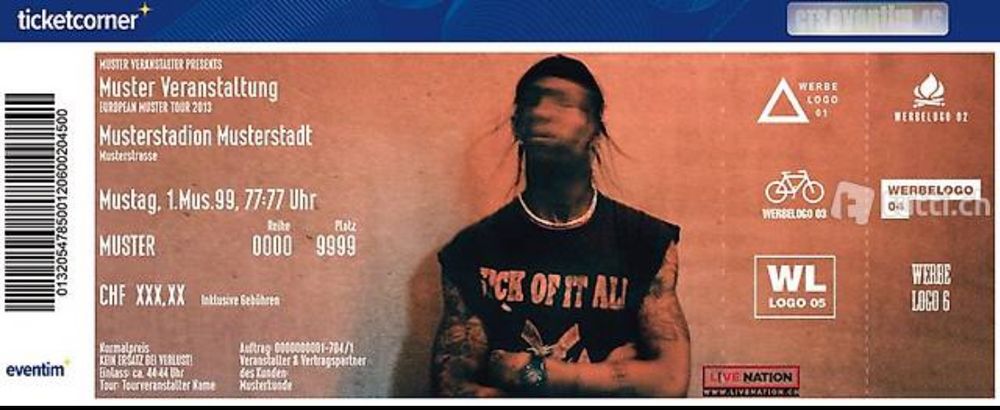 Travis Scott Utopia Zurich Stehplatz | Kaufen auf Ricardo
