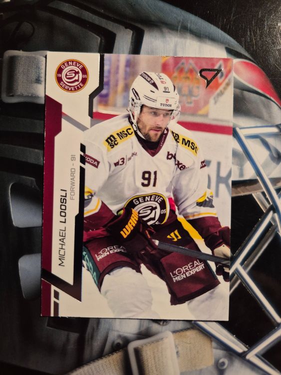 Michael Loosli HC Geneve Servette 2024/25 Sportzoo | Kaufen auf Ricardo