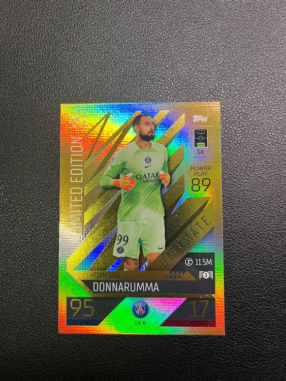 Topps Match Attax 2022/23 Gianluigi Donnarumma LE8 (Neu (gemäss ...