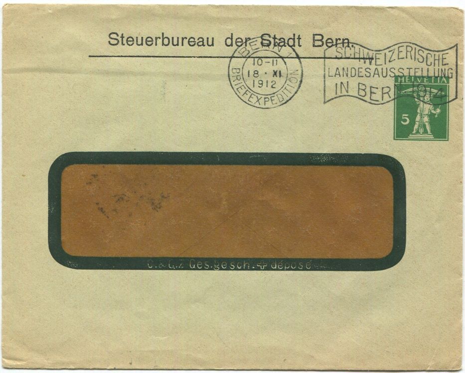 5 Rp. Tellknabe auf Privatganzsachen-BU | Kaufen auf Ricardo