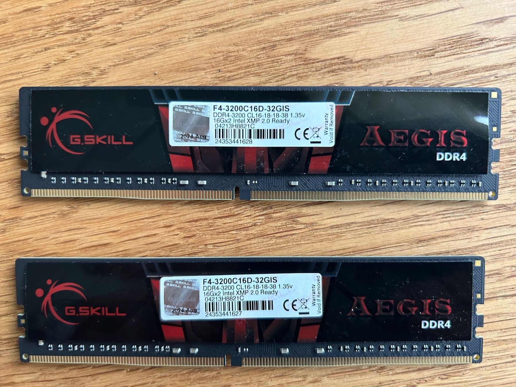 G.Skill Aegis 32GB (2x16), 3200 MHz, DDR4-RAM, DIMM (Gebraucht) in ...