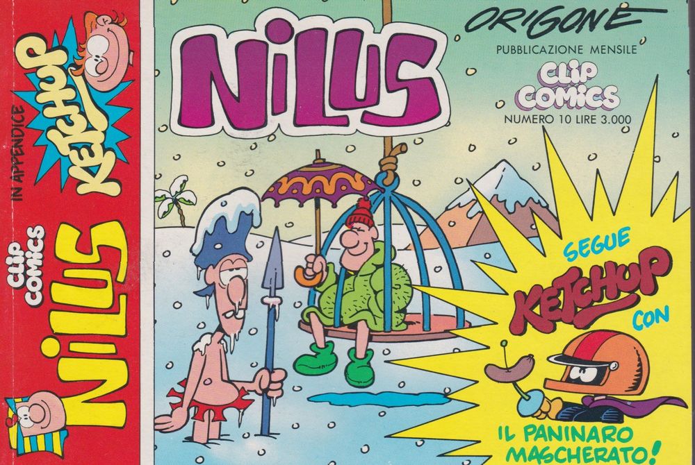 Comic magazine NILUS # 10 JAN '88 ORIGONE CLIP COMICS GLENAT (Gebraucht ...