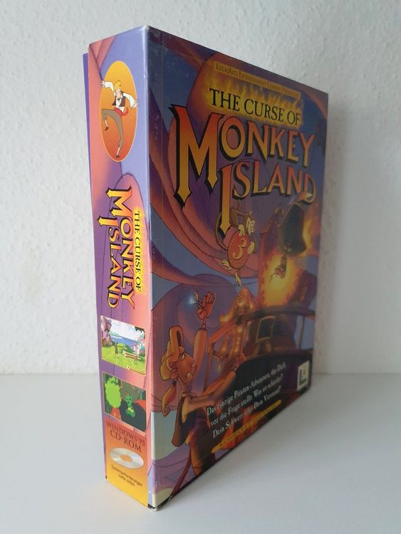 PC Game LucasArts The Curse of Monkey Island (1997) Big Box (Gebraucht ...