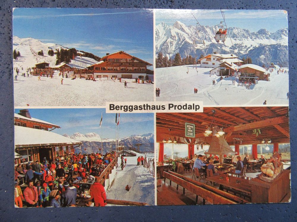 AK SG FLUMSERBERGE BERGGASTHAUS PRODALP SESSELLIFT RESTAURAN | Kaufen auf Ricardo