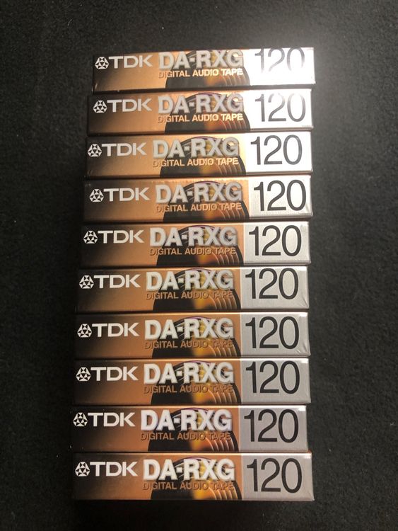10x leere DAT Kassetten TDK DA-RXG 120 (Neu und originalverpackt) in ...