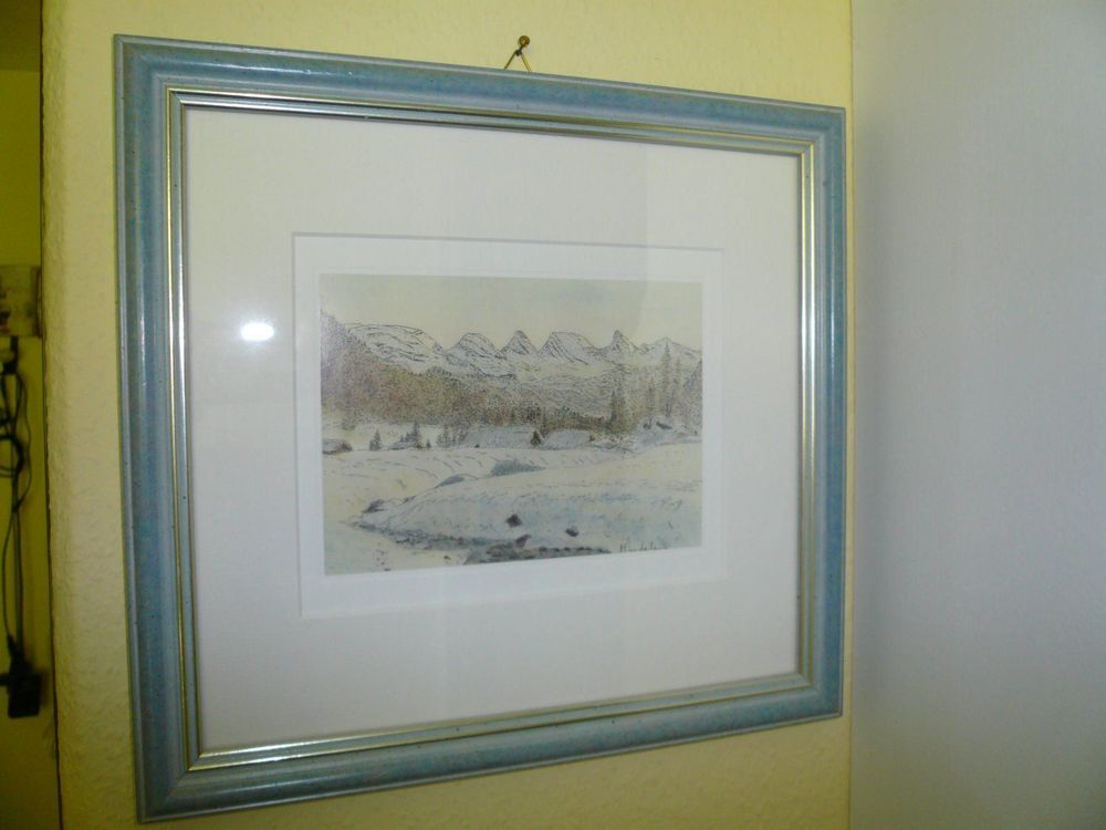 Toggenburg - Älpli mit Churfirsten, sign (Neu (gemäss Beschreibung)) in Brunnadern für CHF 20 ...