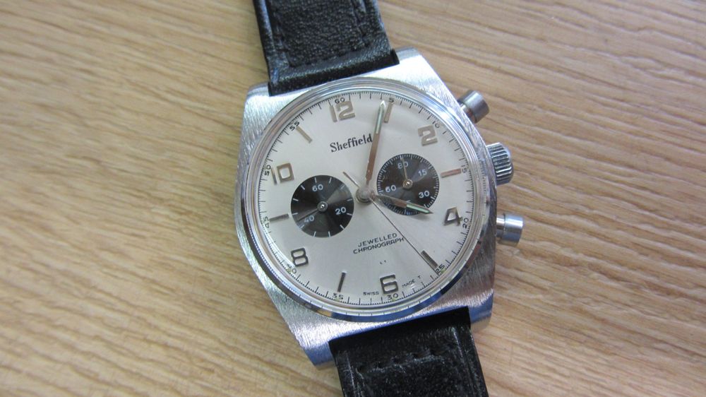 NOS SHEFFIELD Vintage Chronograph 60/70erj. ab Fr.1.00000000 (Neu ...
