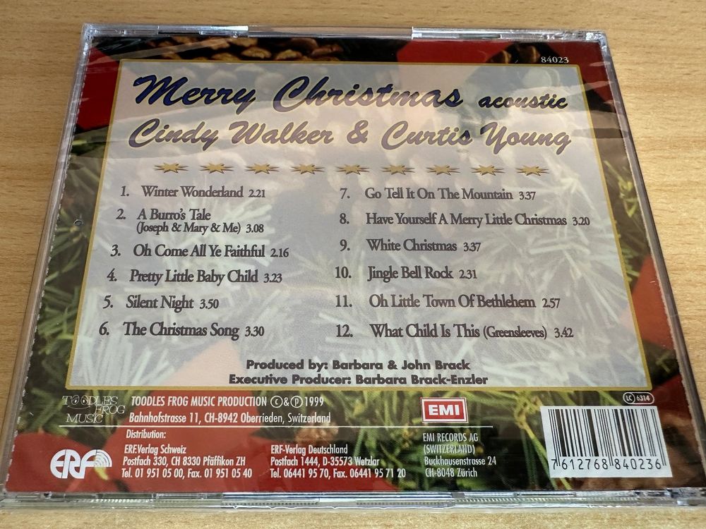 Cindy Walker & Curtis Young – Merry Christmas Acoustic (Neu und ...