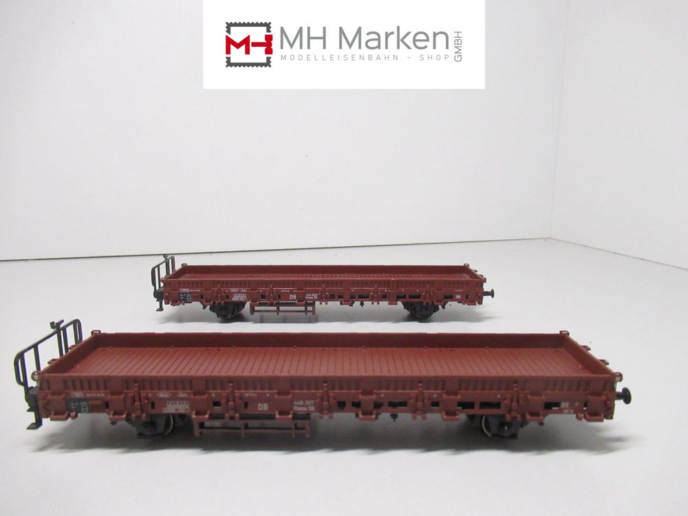 Märklin/Trix 2-tlg Flachwagenset DB ohne OVP AC/DC H0 | Kaufen auf Ricardo