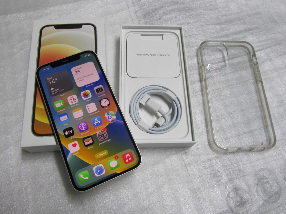 Apple i Phone 12 128GB Weiss (Gebraucht) in moosseedorf für CHF 201 ...