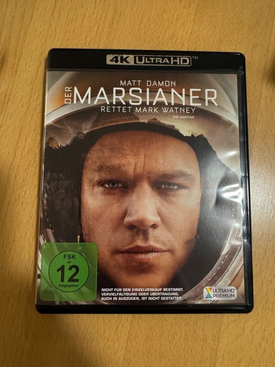 Der Marsianer 4k UHD Blu Ray (Gebraucht) in Schwerzenbach für CHF 15 ...