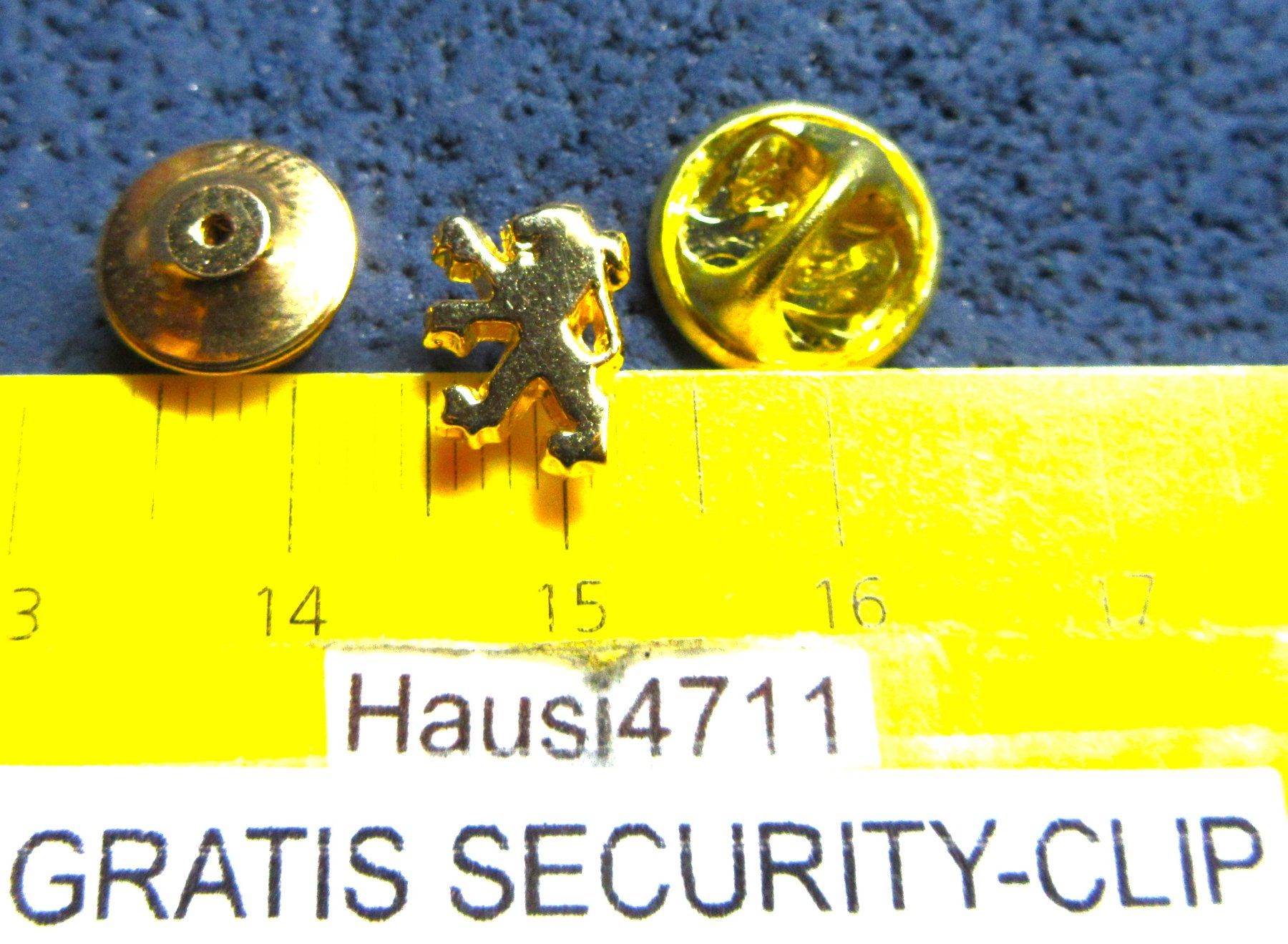 PEUGEOT LION AUTO LOGO PIN KLEIN-FEIN-EDEL MIT SECURITY-CLIP (Gebraucht ...
