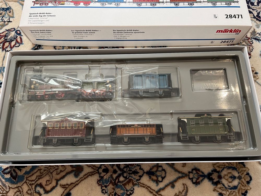 Märklin 28471 Spanisch Brötlibahn Zugset Lok Limmat in OVP | Kaufen auf Ricardo