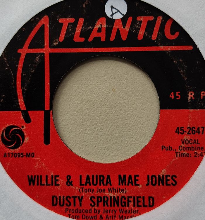 Vinyl-Single Dusty Springfield - Willie & Laura Mae Jones (Gebraucht ...