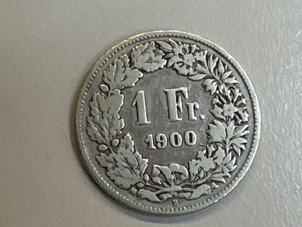 1 Fr. Schweiz Silber 1900 s | Kaufen auf Ricardo