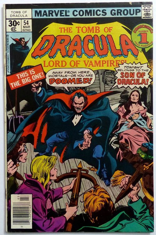 TOMB OF DRACULA #54 🔑 KEY 1ST JANUS SON OF DRACULA 1977 (Gebraucht) in ...