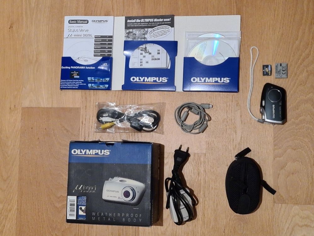 Vintage Olympus mju Mini Digital 4MP Weatherproof Metal Body (Gebraucht ...