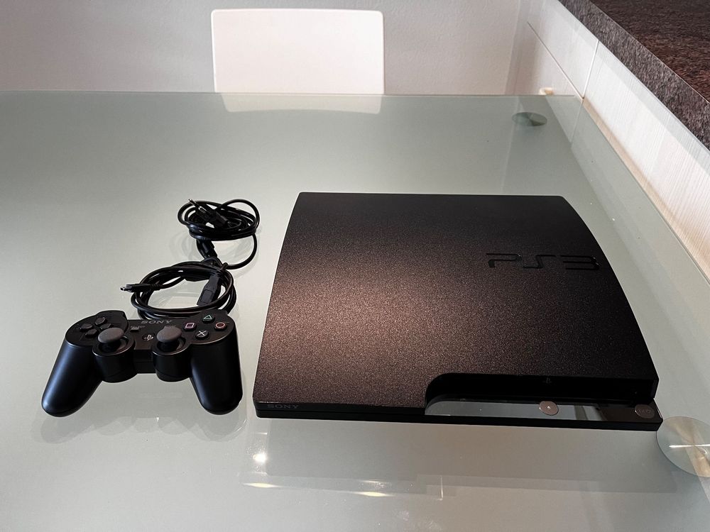SONY Playstation 3 Slim Konsole CECH-2504A - schwarz ab 1.- (Gebraucht ...