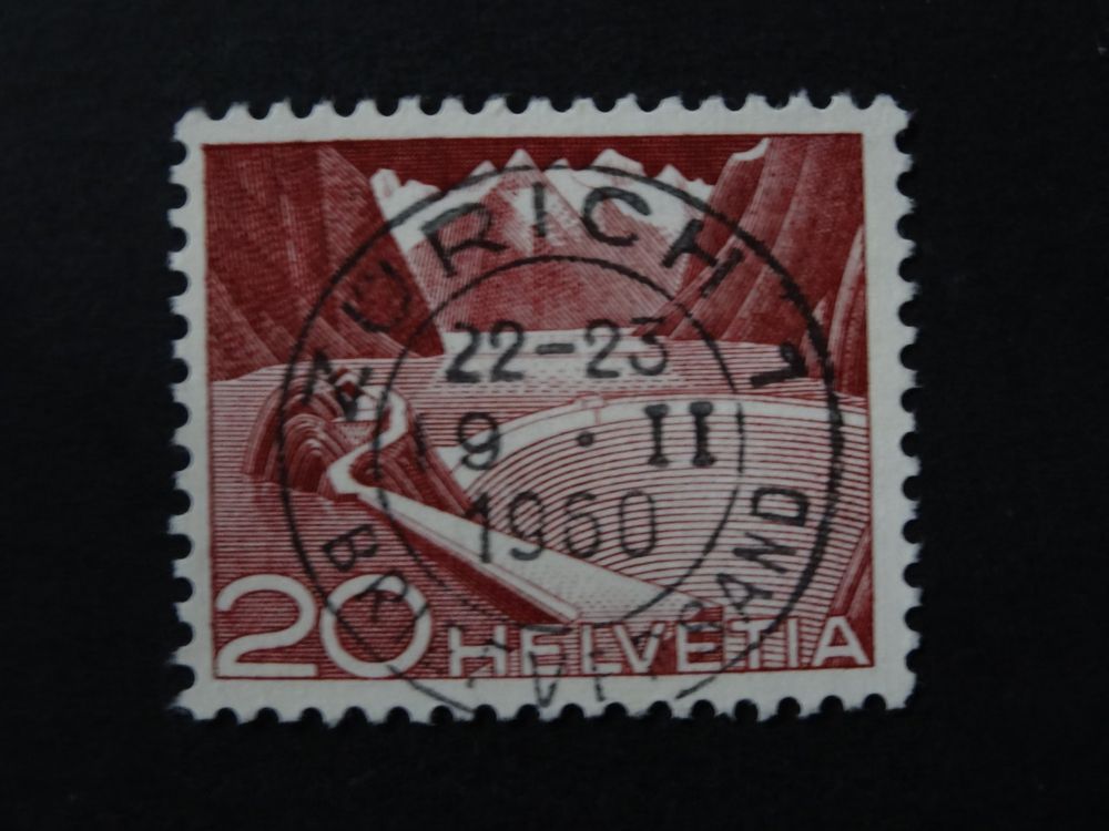 Vollstempel ZÜRICH 1 top zentr SBK 301A 19.II.50 31 (Gebraucht) in Anwil für CHF 1 – mit ...