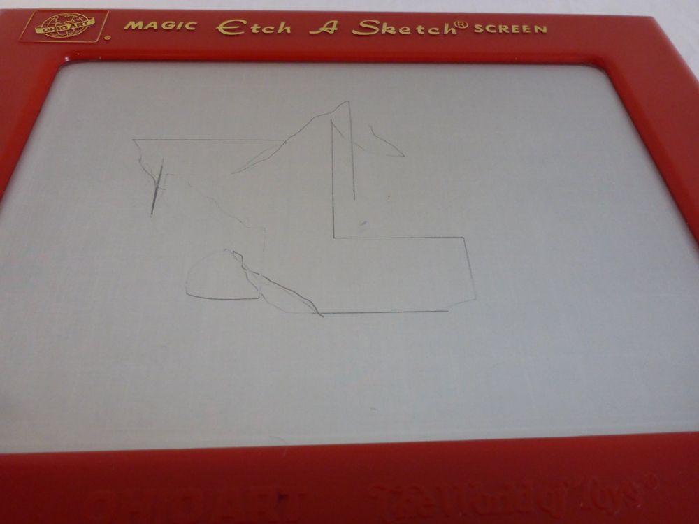 Magic Etch A Sketch Screen von Ohio Art (Gebraucht) in für CHF 8 – mit ...