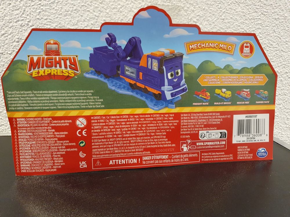Mighty Express - Push & Go Zug - Mechanic Milo (Neu und ...