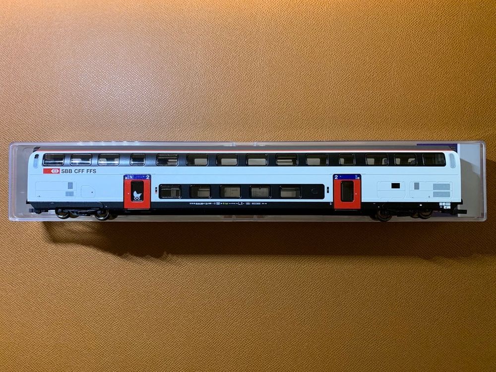 Roco H0 74716 Doppelstockwagen 2 Kl. SBB (IC2020) DC Analog (Neu und ...
