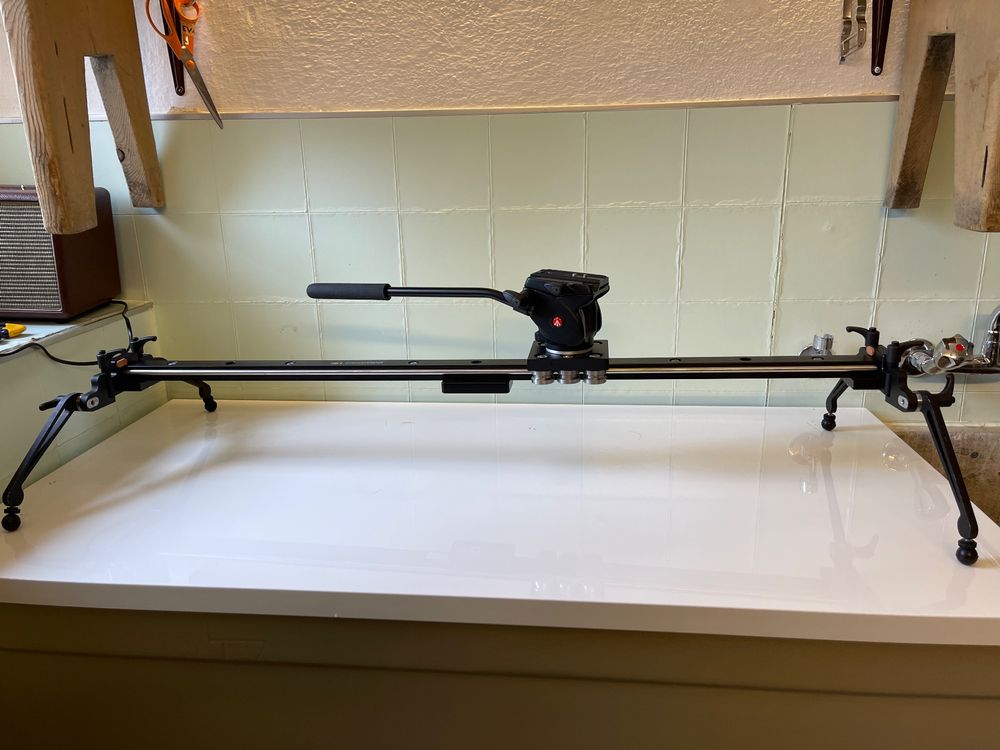 Camera Slider inkl. Manfrotto 701HDV Videokopf | Kaufen auf Ricardo