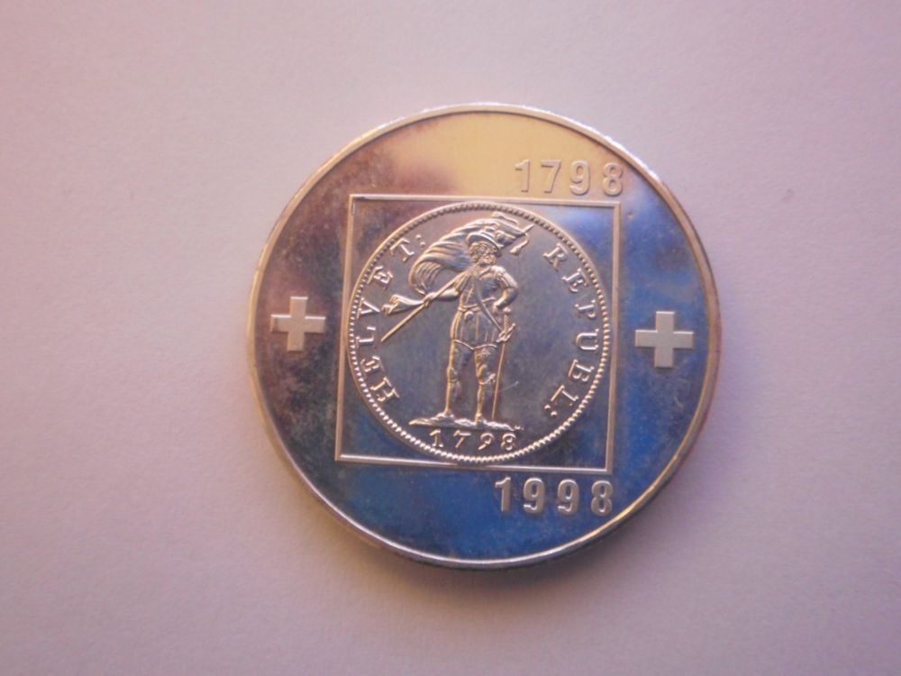 20 Fr. silber 1998 200 Jahre Helvetische Republik (Gebraucht) in ...