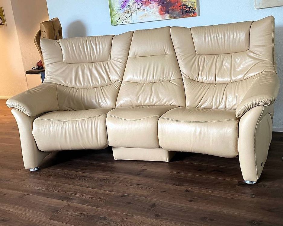 Zu verkaufen Ledersofa Himolla mit Relaxfunktion | Kaufen auf Ricardo