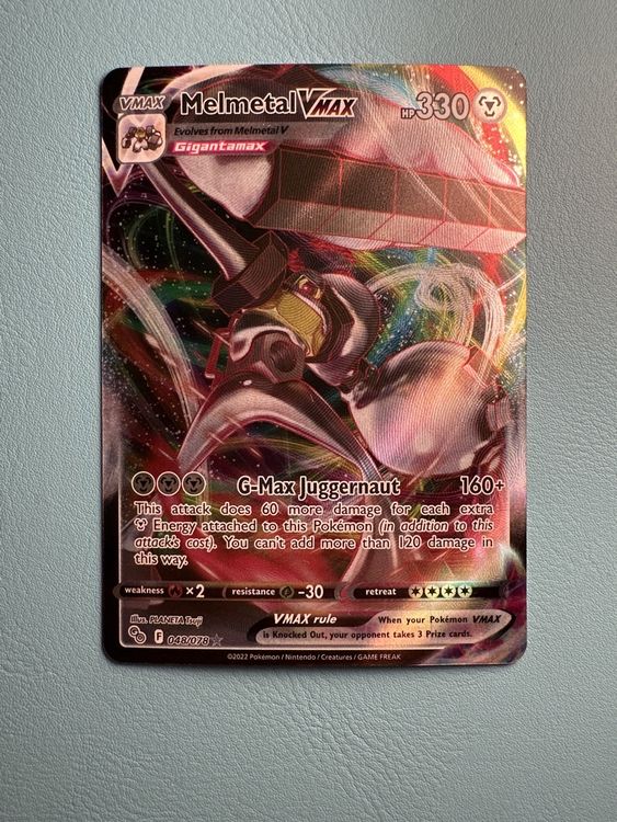 Pokemon Melmetal VMAX Rare 330 Mega schönes Artwork Top | Kaufen auf ...
