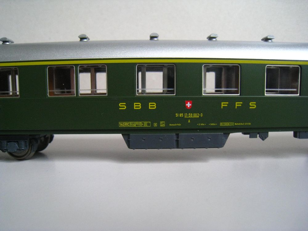 Roco SBB 1. Klasse Schwerer-Stahl-Wagen + Seitengang, 44874 (Gebraucht ...
