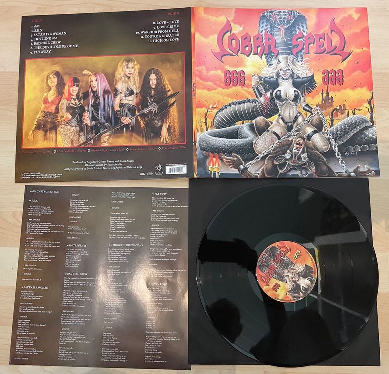 Cobra Spell 666 Vinyl Lp Burning Witches (Gebraucht) in Tegerfelden für ...