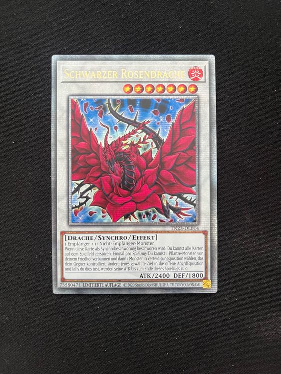 Schwarzer Rosendrache (TN23-DE014), QCSR (Gebraucht) in Gränichen für CHF 5 – mit Lieferung auf ...