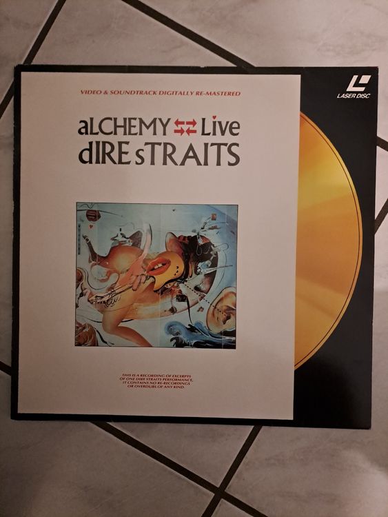 DIRE STRAITS "ALCHEMY" LIVE, LASER DISC SCHALLPLATTE | Kaufen auf Ricardo